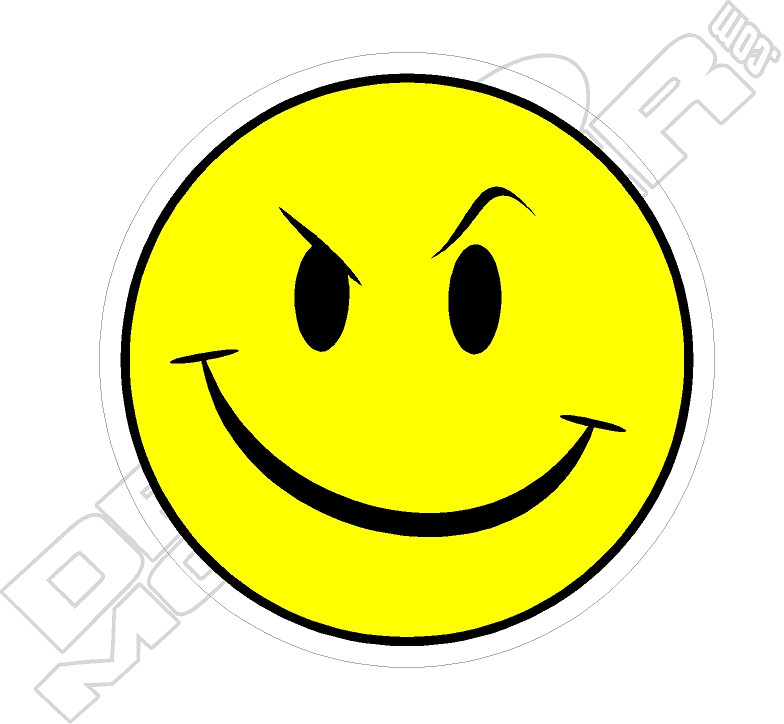 Snarly Face Cart - Rude Decal - DecalMonster.com