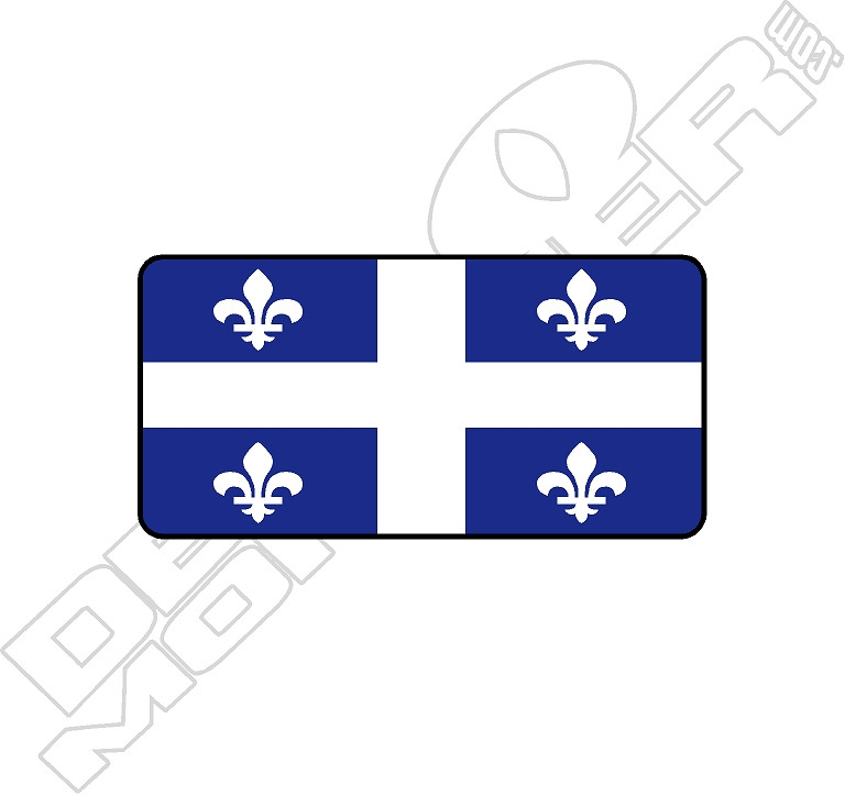 Quebec Flag decal - DecalMonster.com