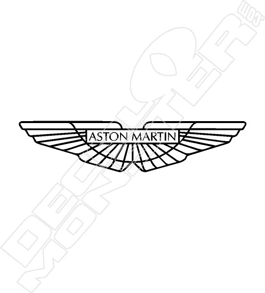 Aston Martin Decal Sticker - DecalMonster.com