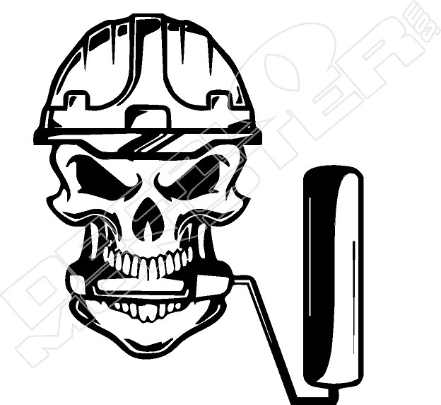 Industrial Painter Decal Sticker - DecalMonster.com