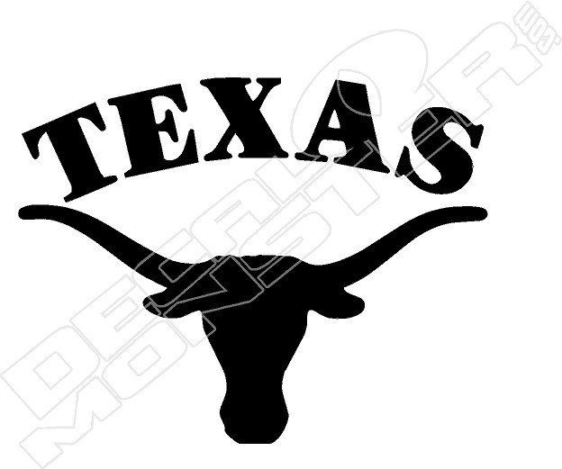 Texas Longhorn Decal Sticker - DecalMonster.com