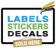 Labels Stickers Decals Sold Here Sign Decal Sticker - DecalMonster.com