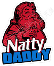 Natty Daddy Santa Beer Decal Sticker - DecalMonster.com