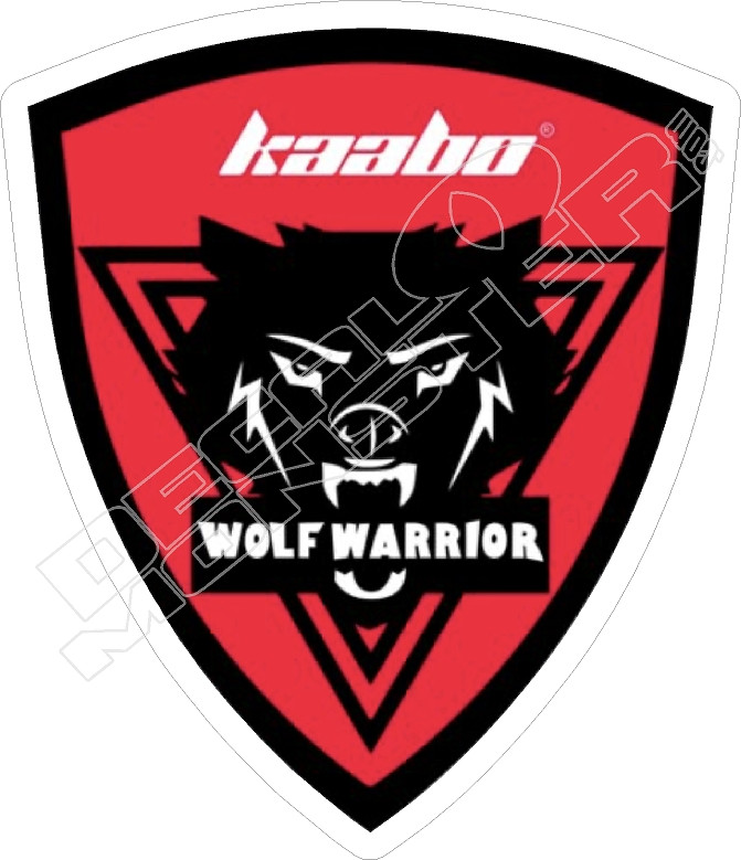 Kaboo Wolf Warrior EScooter Decal Sticker - DecalMonster.com