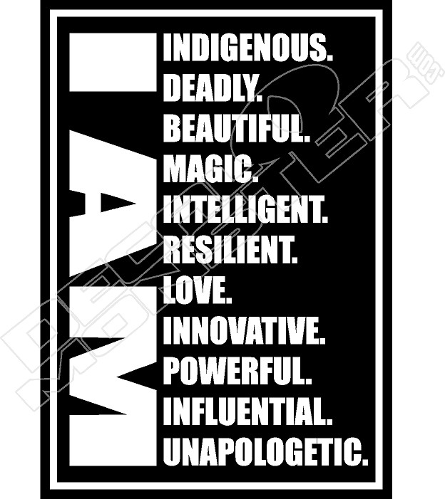 I Am Indigenous Decal Sticker - DecalMonster.com