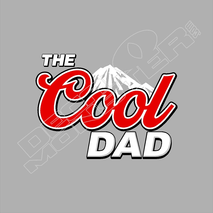 The Cool Dad Coors Decal Sticker - DecalMonster.com