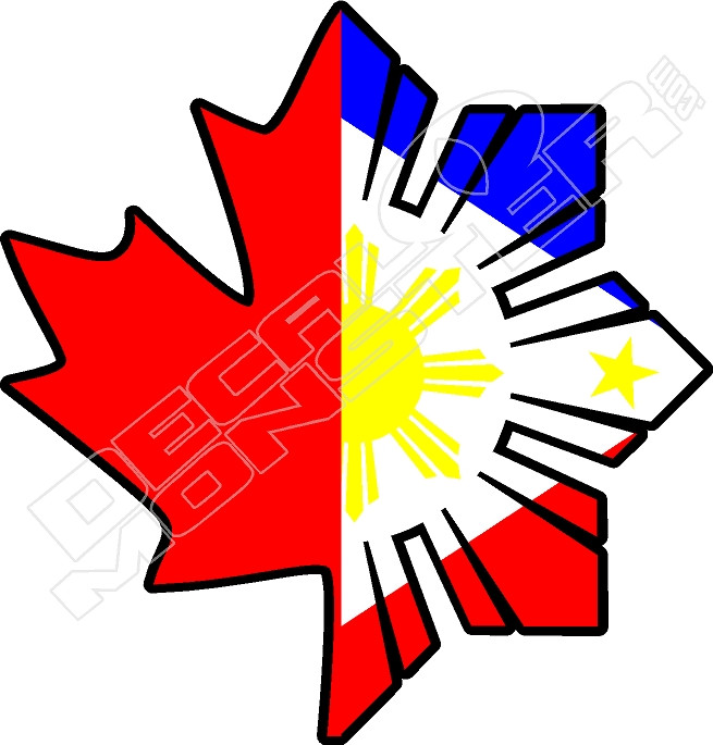 Canada Phillipines Decal Sticker - DecalMonster.com