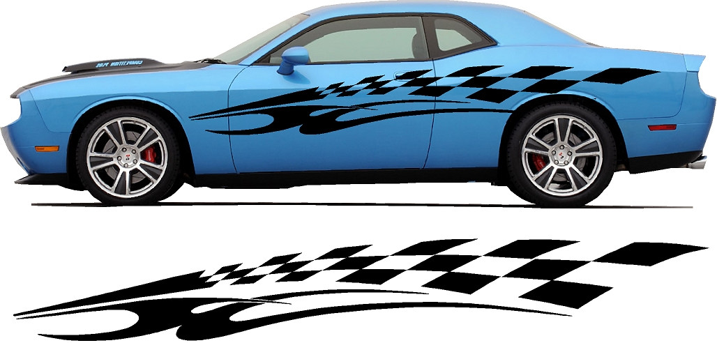 Side Vehicle Graphic 3550 - DecalMonster.com