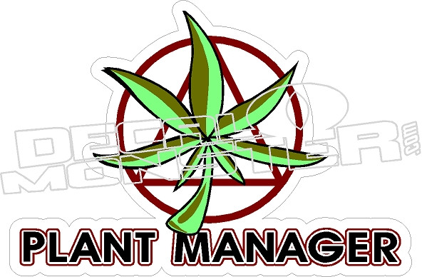 Plant Manager decal - DecalMonster.com
