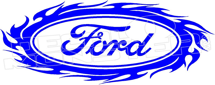 Ford Tribal Flame - DecalMonster.com