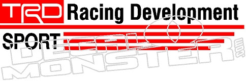 TRD Racing Development Sport3 Decal Sticker - DecalMonster.com