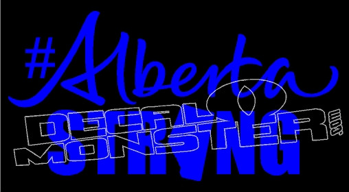 Alberta Strong Province Decal Sticker - DecalMonster.com