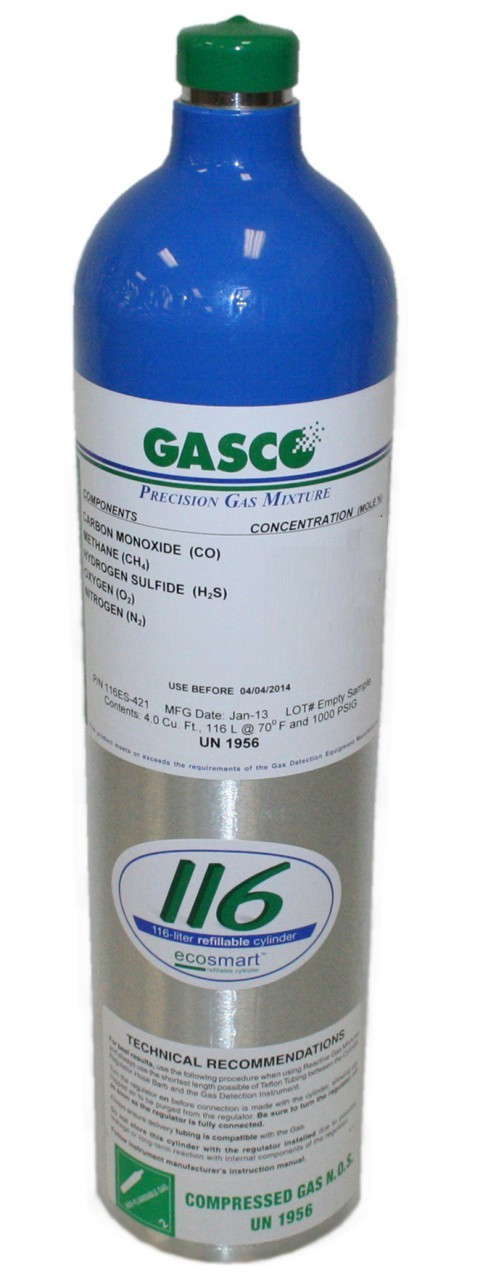 Pentane Calibration Gas C5H12 110 PPM Balance Nitrogen in a 116 ...