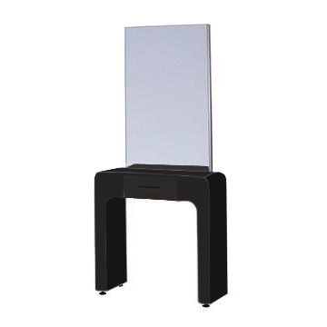 2515-03-ST-D Single side mirror workstation on stand with drawer - Hair ...