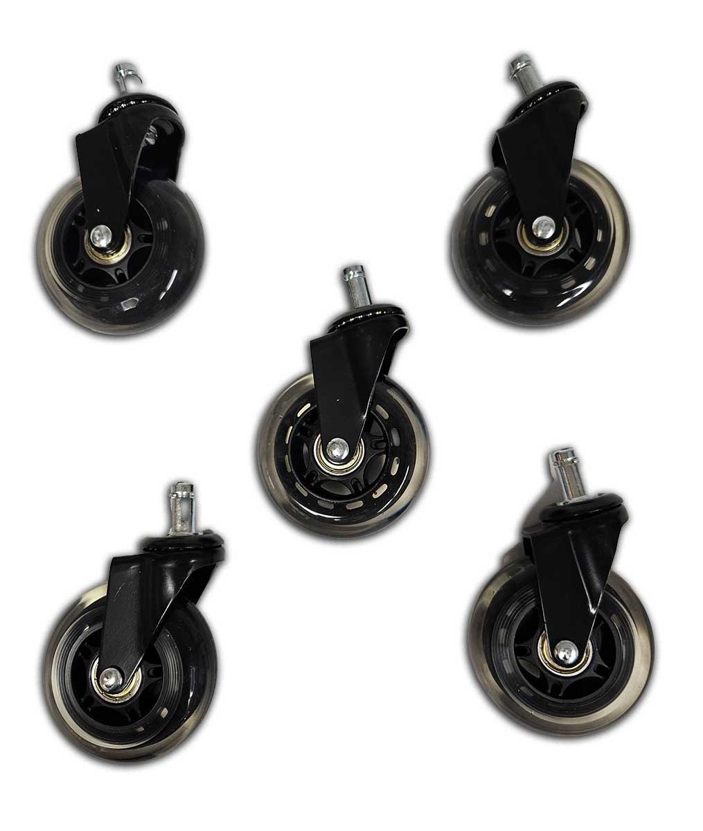 Replacement Rollerblade Casters for Herman Miller Aeron Chair