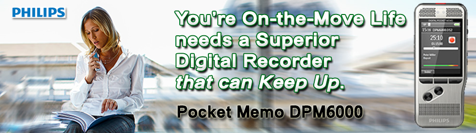 Philips Pocket Memo 6000 | Pocket Voice Recorder | Start Stop