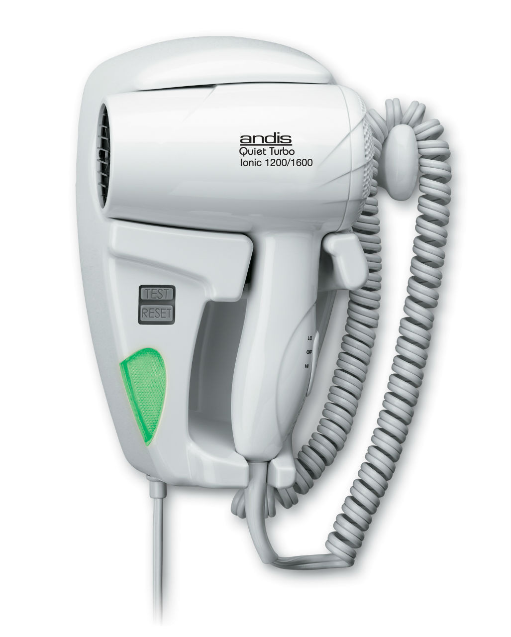 Andis Ionic 30975 Hd 10l Hang Up 1600 Quiiet Ionic Mulit Wattage Hair Dryer With Night Light