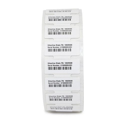 Zebra Specialty RFID Label 3.94" X 1.57" (100x40mm); Printable White ...