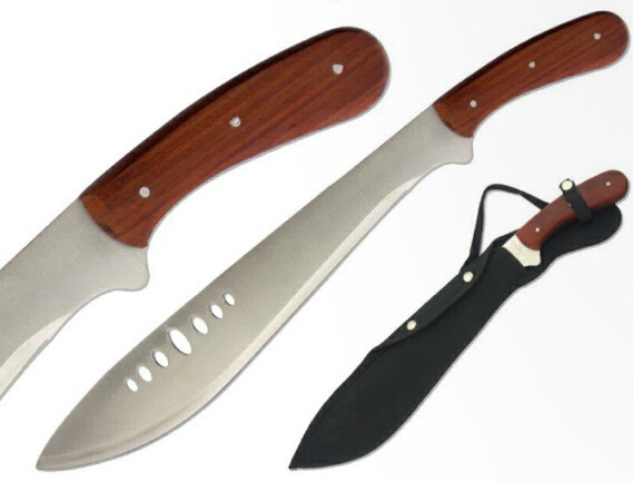 Full Tang Combat Bolo KUKHRI Sword Knife Sharp with Sheath