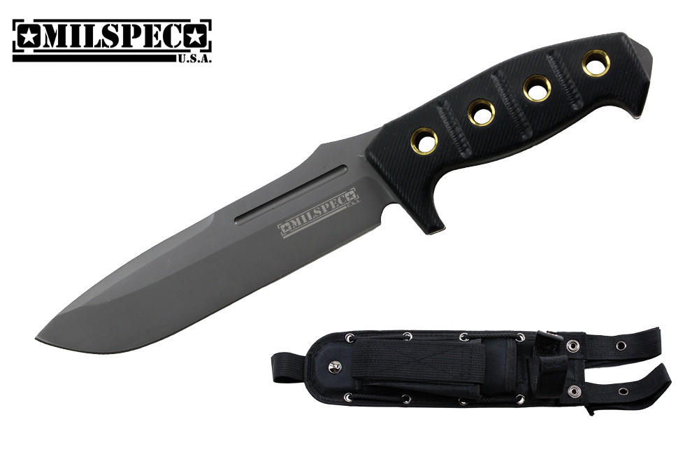 MilspecUSA Heavy Duty Military Army Rangers Tactical Survival Knife ...
