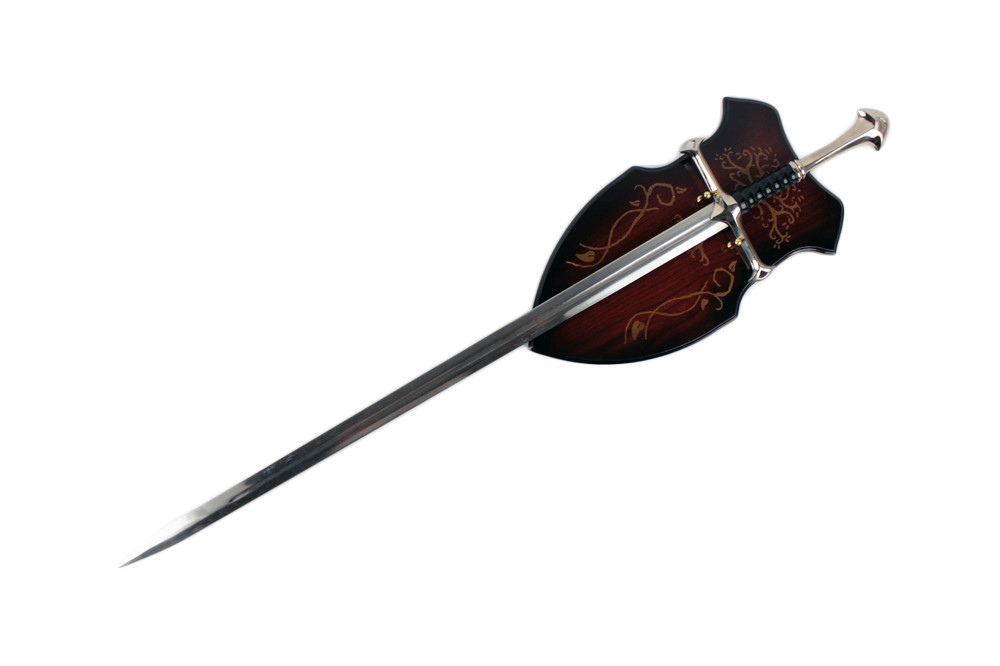 Medieval Crusader Chivalry Anduril Two-Handed Great Sword With Plaque