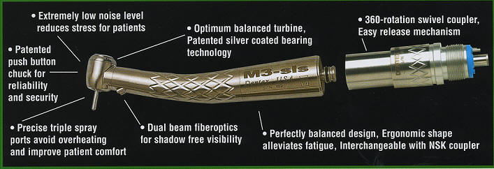 Dentex High Speed Dental Handpieces