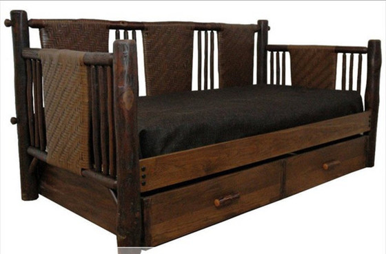 Rustic beds for cabins | Blue Mountain Day Bed