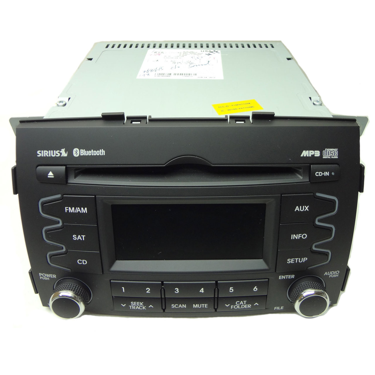 Kia Optima Radio Cd Player 96140-1U201CA Model A200XMUSB BT ...
