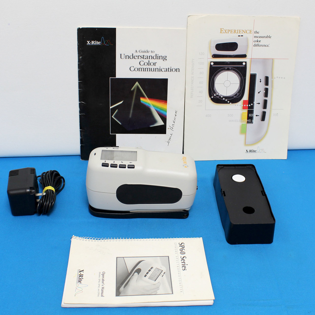 X-Rite SP60 Portable Sphere Spectrophotometer Lab values 4 print fabric ...
