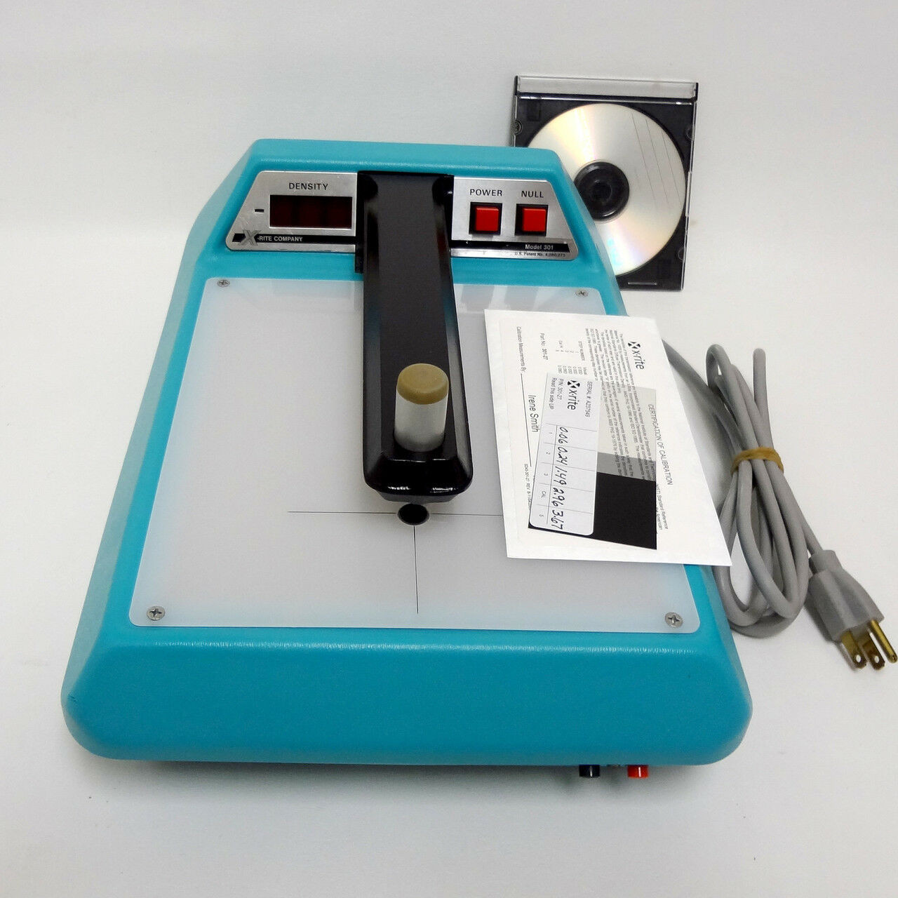 X-rite 301 Transmission Densitometer Calib Strip 301-27 manual Model ...