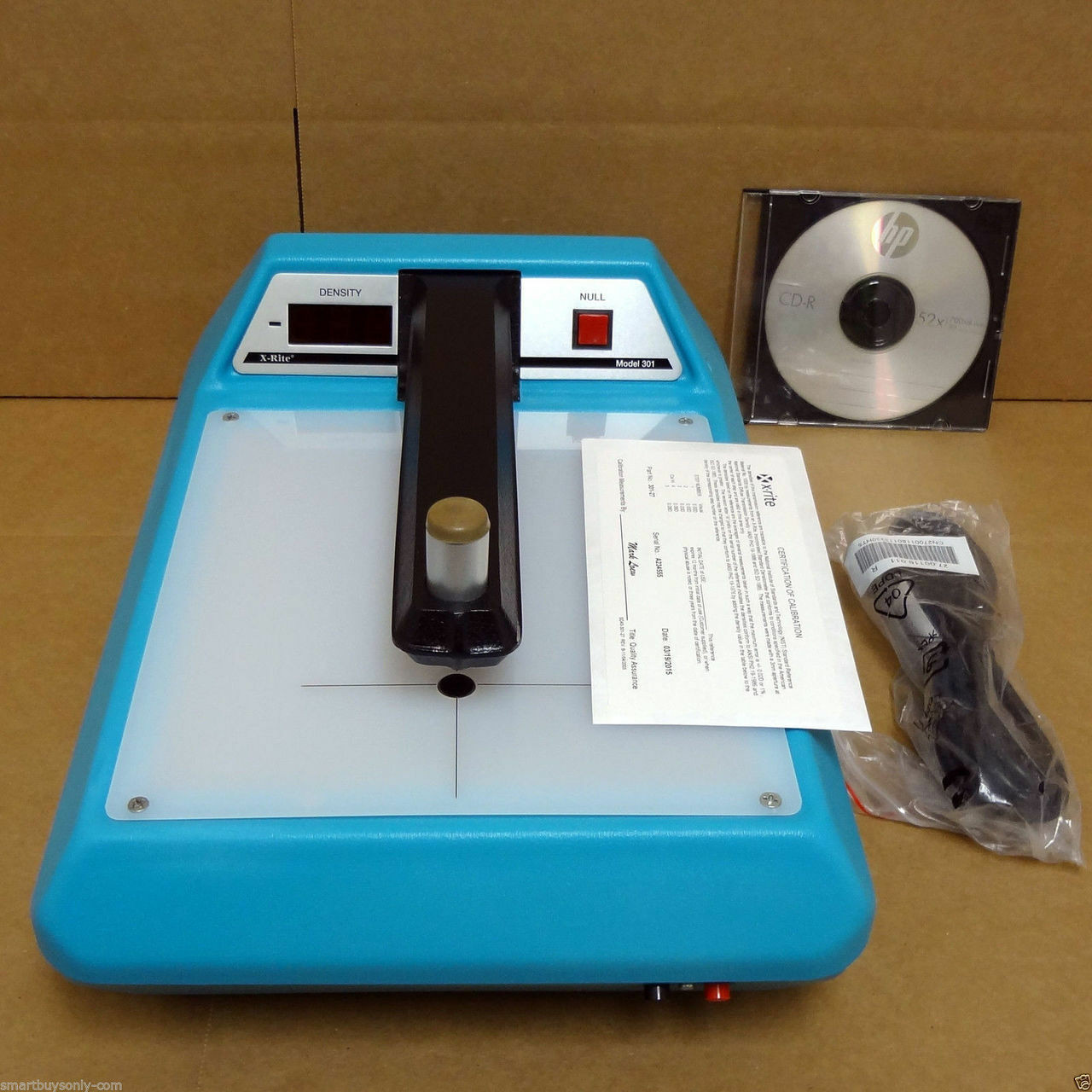 X-rite 301 Transmission Densitometer Calib Strip 301-27 manual Model ...