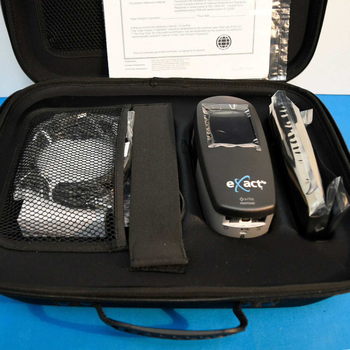 X-Rite NGHXRJ2BN eXact Advanced Spectrodensitometer Wireless Bluetooth ...