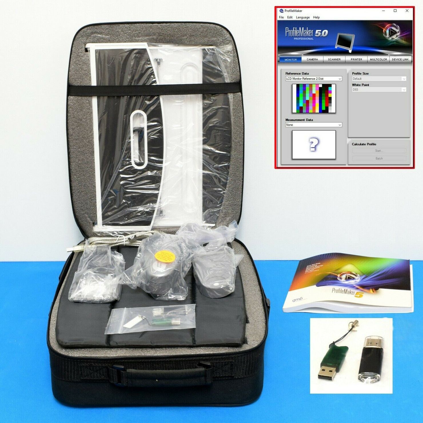 X-rite GretagMacBeth "i1" iOne Pro Rev"D" Spectrophotometer W ...