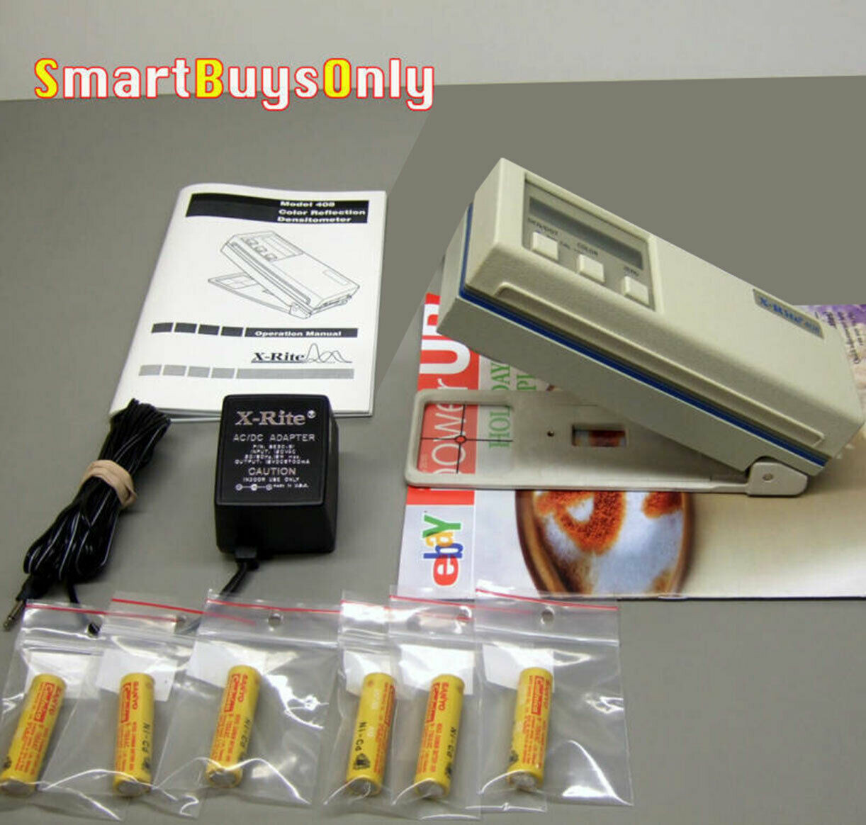 X-Rite 408 Color Reflection Densitometer Excellent condition XRite ...