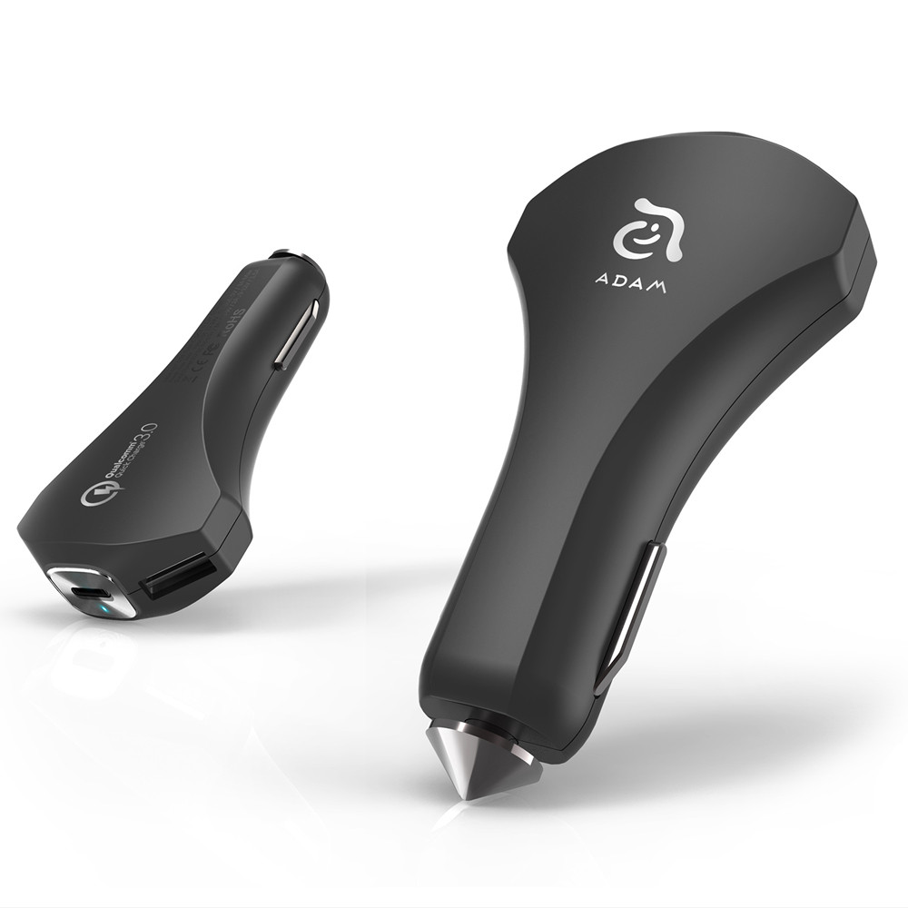 Adam Elements CASA CO3 dual USB and USB Type-C car charger - Toodolla ...