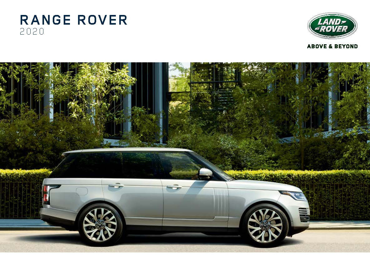 Sales Brochure - 2020 Range Rover v2 (1L4052010000BUSEN01P) - Original ...