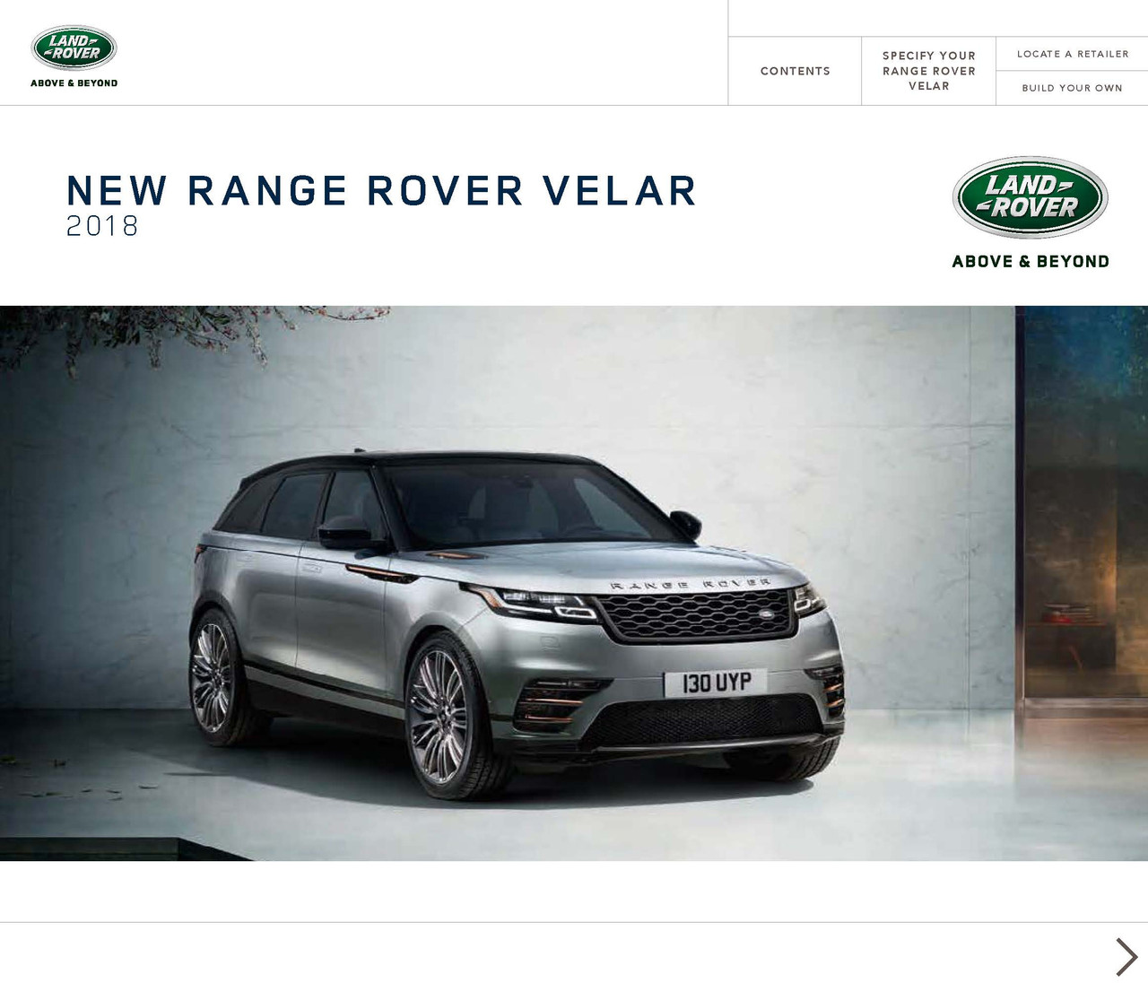 Sales Brochure - 2018 Range Rover Velar v4 (1L5601820000BUSEN01P ...