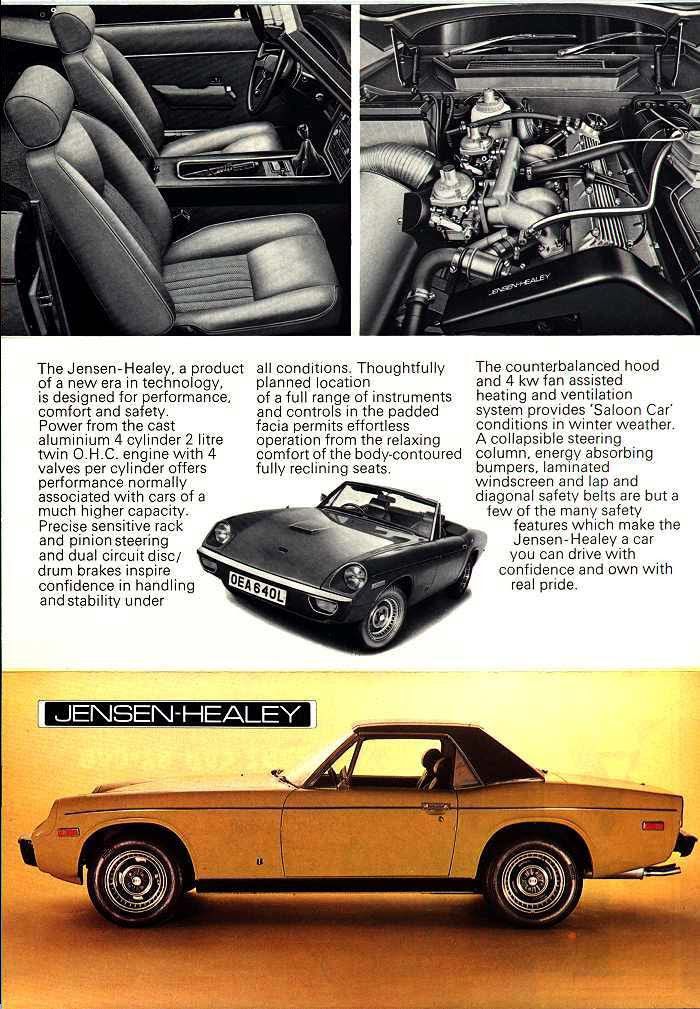 Sales Brochure - 1973 Jensen Healey Mark 2 (Jensen_US Healey_1973 ...