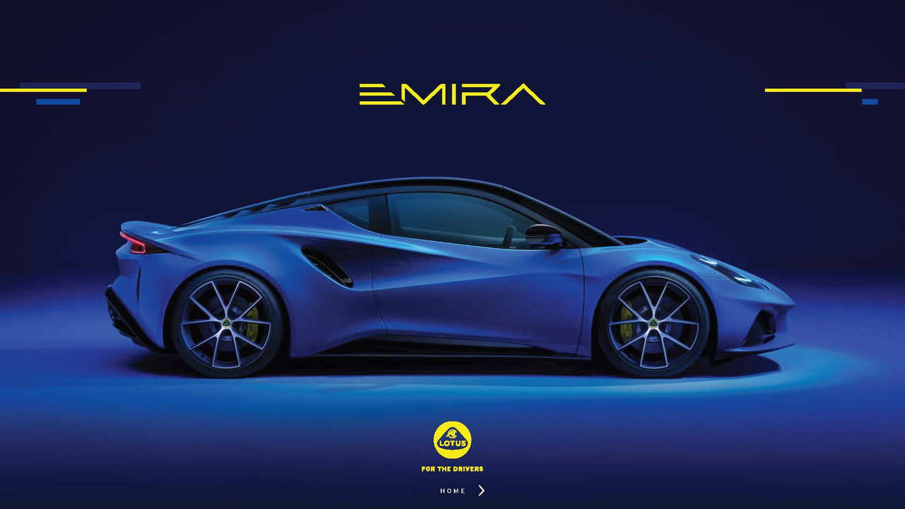 Sales Brochure - 2022 Lotus Emira (Lotus_int Emira_2022) - Original Technical Publications Store