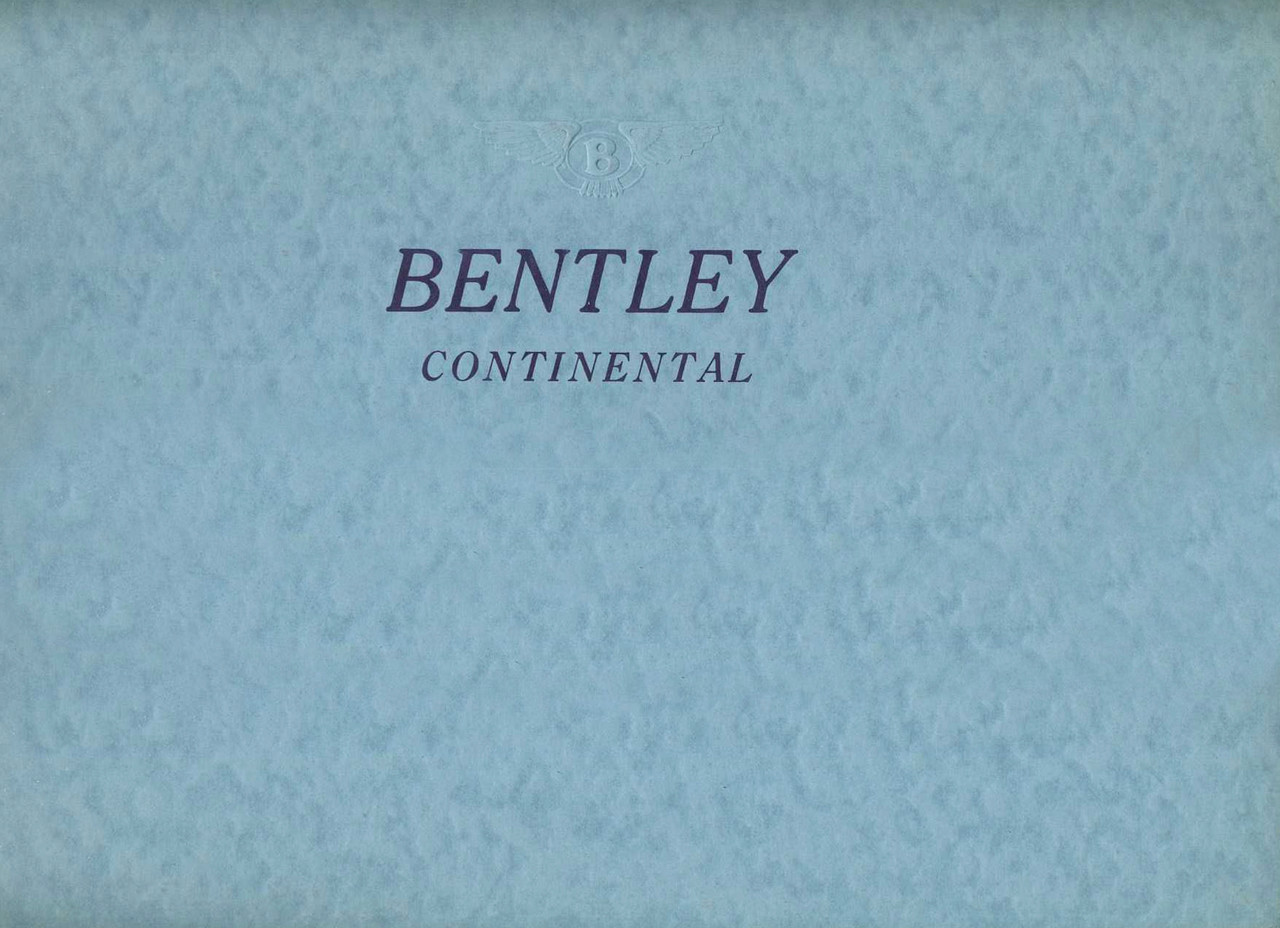 Sales Brochure - Bentley-Continental-1955 (Bentley-Continental-1955 ...