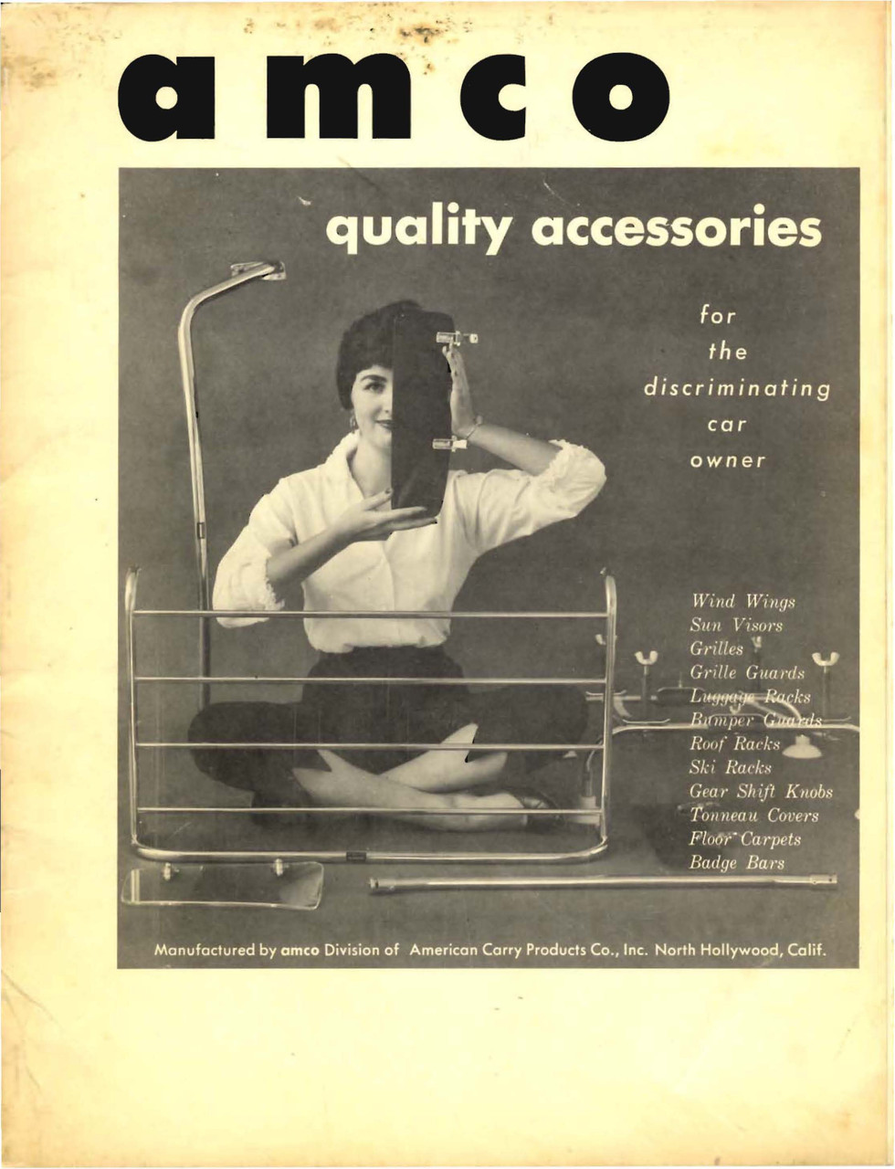 Amco Quality Accessories Brochure (amco) - Original Technical Publications Store
