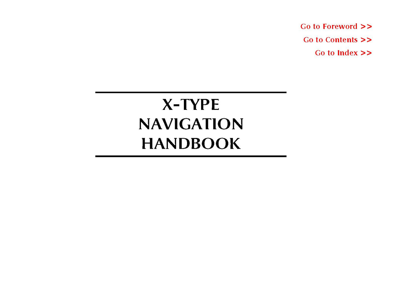 Navigation System Handbook - 2001 Model Year (JJM-18-05-20-15 ...