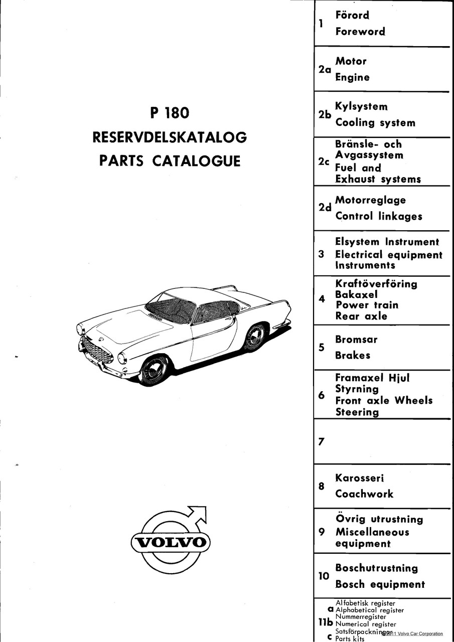 Parts Book – 1800 and 1800S (B18) – 1961 to 1968 (212121eng) - Original ...