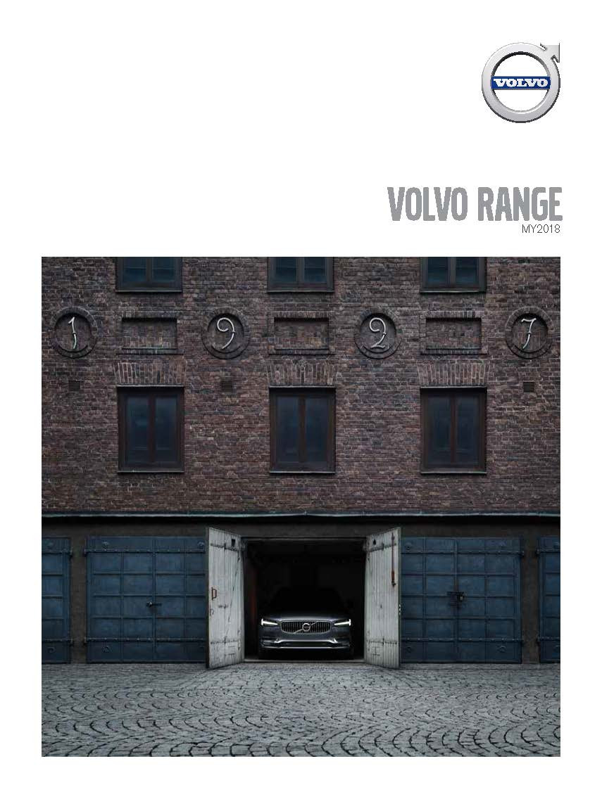Sales Brochure - 2018 Volvo Model Range (MY18/7) - Original Technical ...