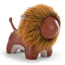 Zuny Lion Bookend (Lino) - Tan - ZtoA