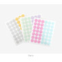 Dailylike Transparent circle deco sticker set ver.2 - fallindesign