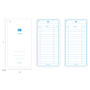 2NUL Car maintenance record memo card - fallindesign