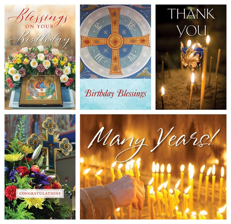 Mixed Pack of 10 Classic Blessings cards - Ancient Faith Store