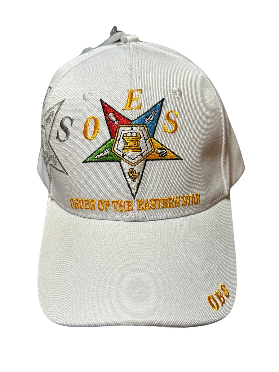 Order of the Eastern Star OES Hat-White - Brothers and Sisters' Greek Store