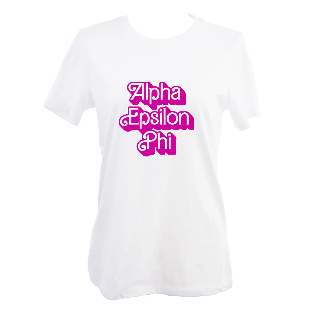 Alpha Epsilon Phi AEPHI Sorority T-Shirt- Retro Dolly - Brothers and ...